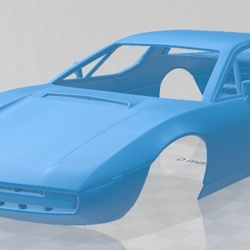 Télécharger le fichier Maserati Merak 1972 Carrosserie imprimable • Objet pour impression 3D ・ Cults